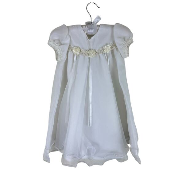 Corrine | Dresses | Vintage Corrine White Short Sleeve Lined Baptismal ...